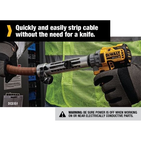 DEWALT DCE151B 20V MAX XR Cordless Cable Stripper (Tool Only) | Walmart ...