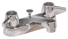 Central Brass 2 Handle Bathroom Faucet With 4 In. Centers And Popup ...