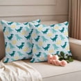 2 Pack Outdoor Waterproof Throw Pillow Covers,Cartoon Dinosaur Planet ...