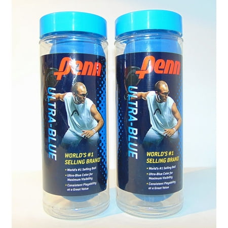 Blue Racquetballs (2 pack) Penn-Ultra, Maximum visibility, Consistent ...