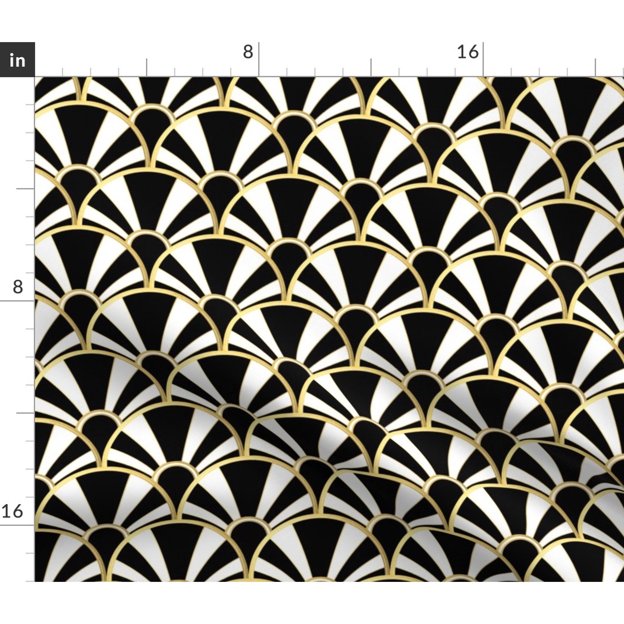 Art Deco Fan Pattern