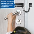 2 Pack Door Chain Lock Black, Stainless Steel Chain Locks for Inside ...