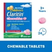 Claritin Kids Allergy Relief, Non-Drowsy 24 Hour Chewable Tablets ...