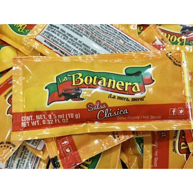 La Botanera Clasica Picante Hot Sauce pakets to go 50 Pack - Walmart.com
