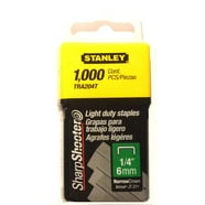 STANLEY TRA704-5C 1/4-Inch Heavy Duty Staples 5,000 ct Box - Walmart.com