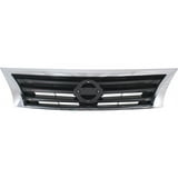Front Bumper Cover and Grille Kit For Nissan Altima 2013-2015 NI1000285 ...