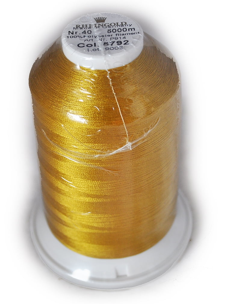 Maderia Thread Polyester 5792 Mustard Gold 914405792 - Walmart.com