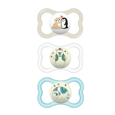 MAM Air Night Pacifier, 6+ Months, Unisex, 2 Pack - Walmart.com