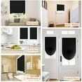 Window Blinds Cordless Blackout No Drill Cut to Size Clip On Stick On ...