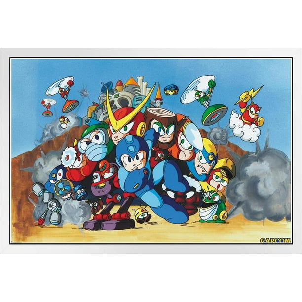 Mega Man 2 Bosses Video Game Video Gamer Classic Retro Vintage 90s ...