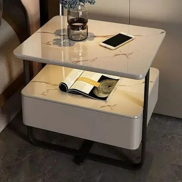 Charging Smart Bedside Tables Storage Coffee Nordic Bedside Tables ...