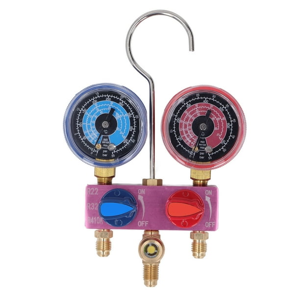 AC Gauges Set For R22 R132 R410A Refrigerants, Air Conditioning ...