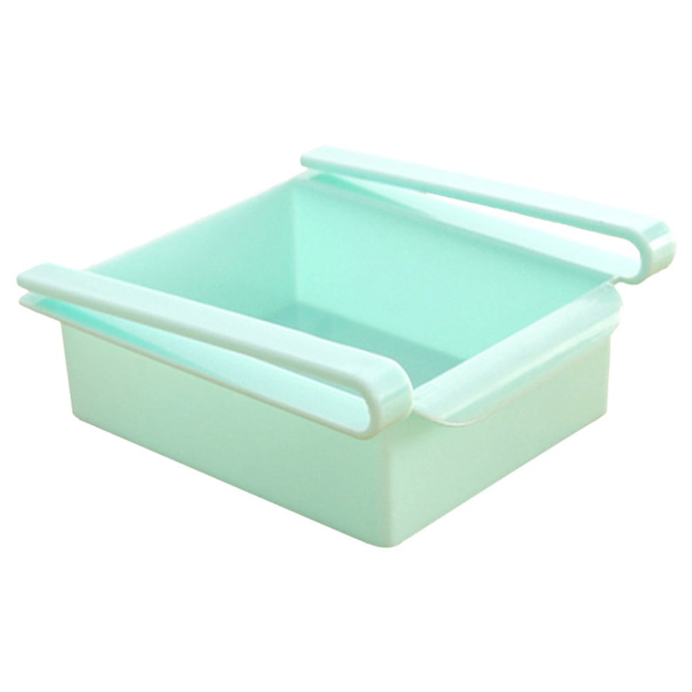 Fridge Drawer Organizer Freezer Food Shelf Clear Pull-Out Container for ...