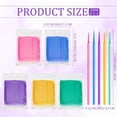 2000 disposable micro-application brushes for eyelash extension, makeup ...