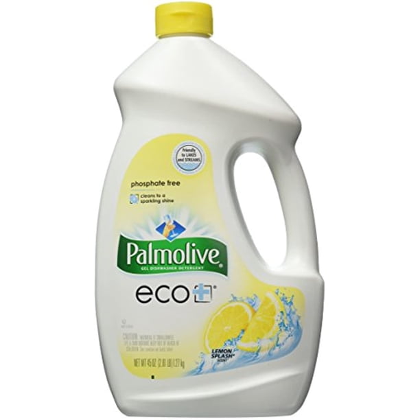 Palmolive Eco Dishwasher Detergent, Lemon Splash - 45 Ounce (2 Pack ...