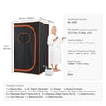 Grace Paws Portable Steam Sauna Tent Full Size, 1000W Personal Sauna ...