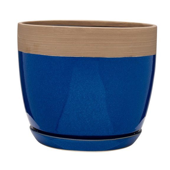 Southern Patio CRM-085980 12 in. Ava Ceramic Planter - Walmart.com
