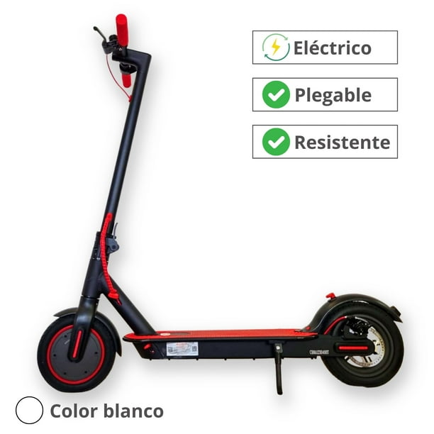 Scooter Eléctrico Plegable con Luz Delantera Velocidad máxima 25 km7h Pantalla digital integrada ...