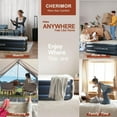 Cherimor, King Air Mattress, 18" High, Built-in Pump, Fast Inflate ...