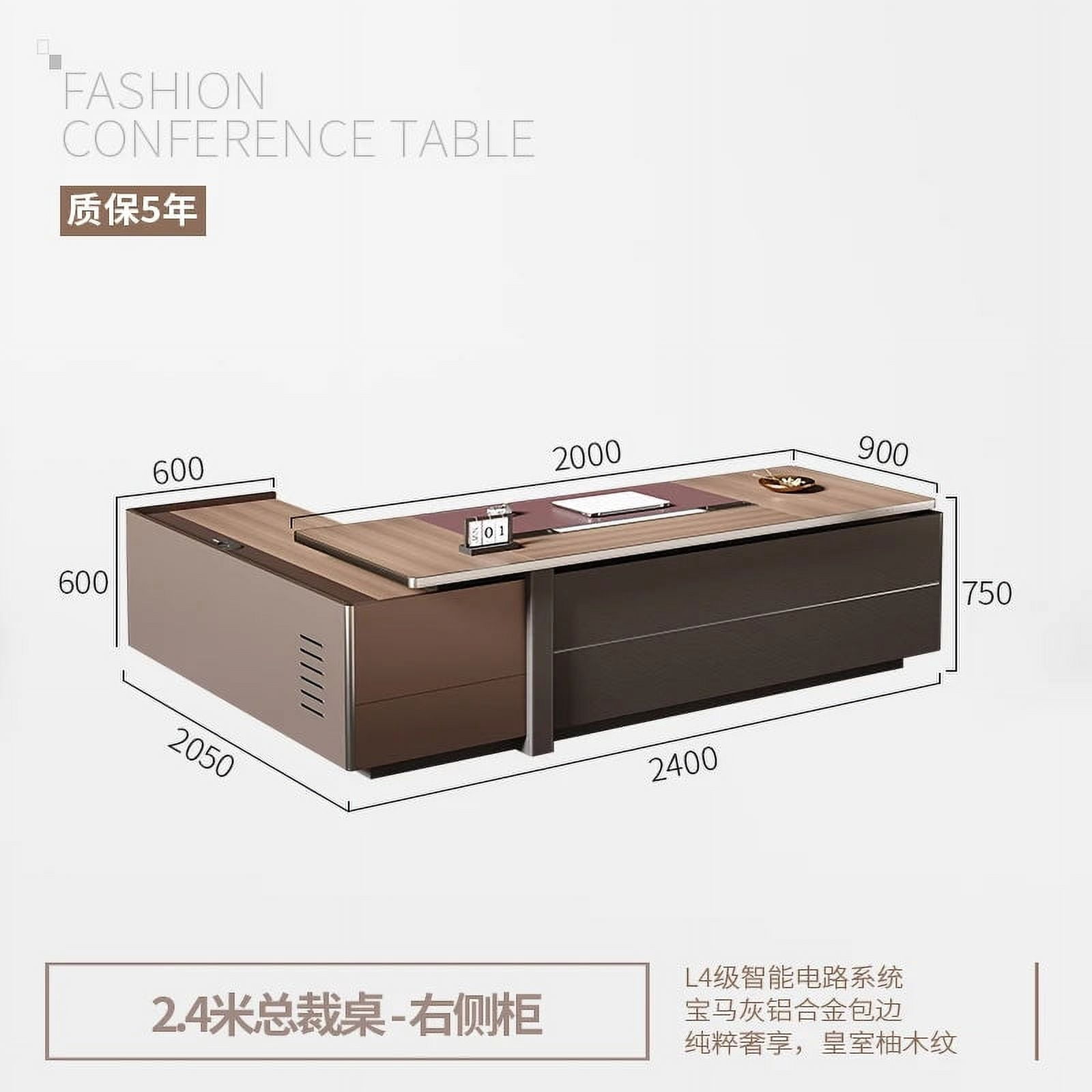 Luxury Standing Office Desk Living Room Drawers Conference Executive ...