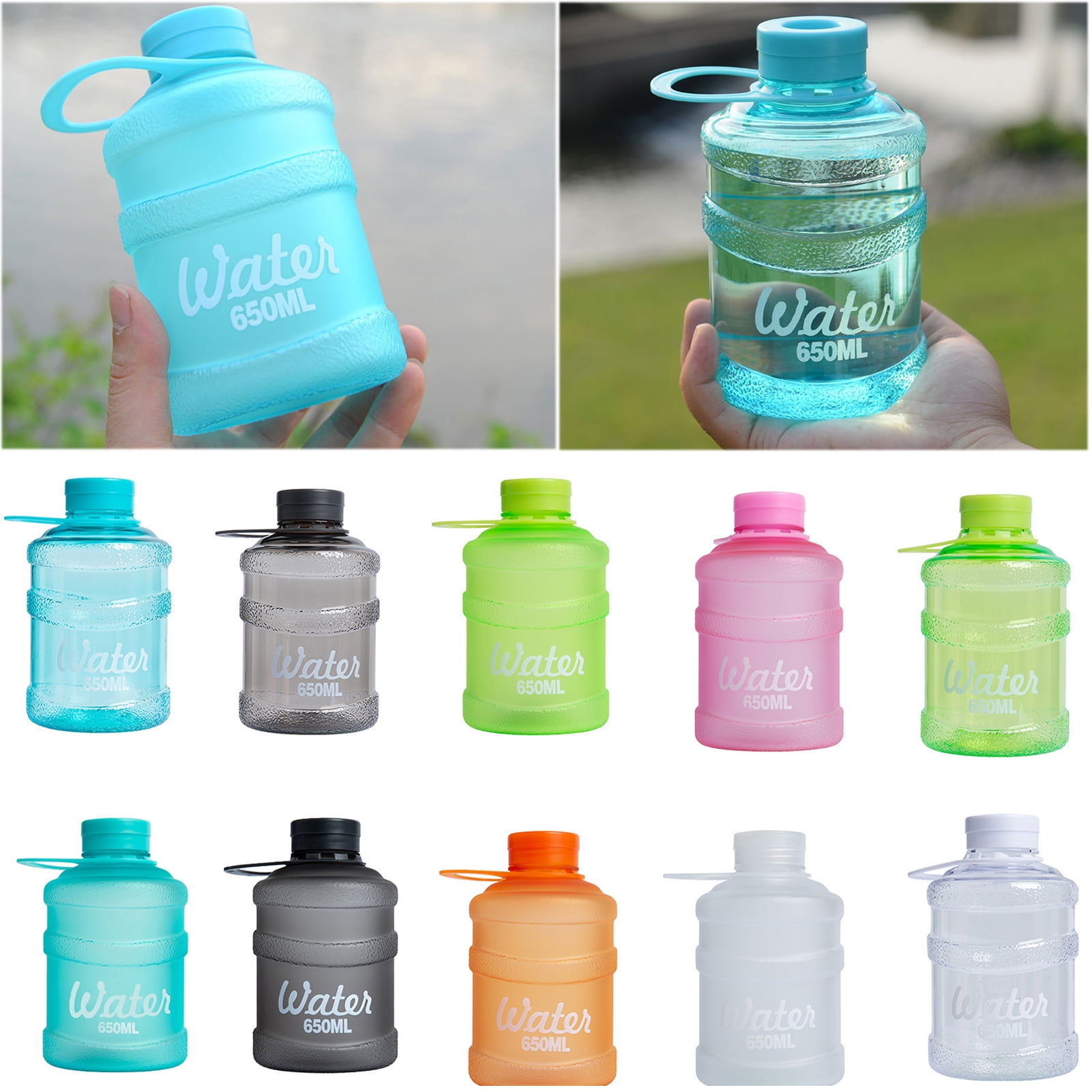 Walbest Creative Mini PC Bucket Cup, 650ml Students Water Cup, Drinking ...