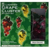 Decorative Red Grape String Lights: 5 clusters, 6 ft - Walmart.com