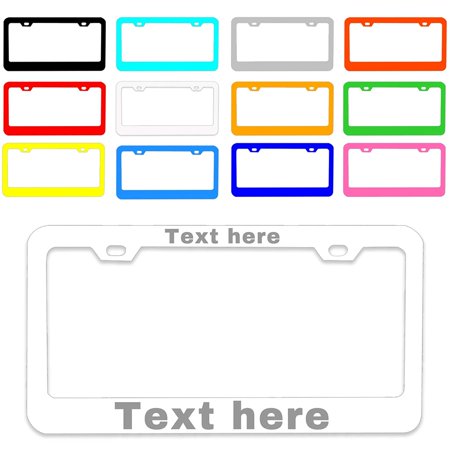 Custom Front License Plate Frame Personalized License Plate Frames for ...