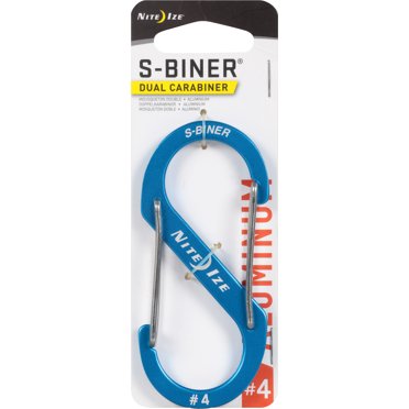 Nite Ize S-Biner® Plastic Dual Carabiner #6 - Black - Walmart.com