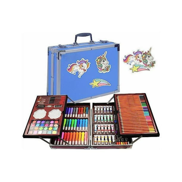 Kit de Dibujo de 145 Piezas Incluye 28 Colores Bluelander Azul Bluelander CBHH-0150 | Bodega ...