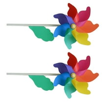 In the Breeze 2621 — 12-inch Striped Iridescent Pinwheel Spinner ...
