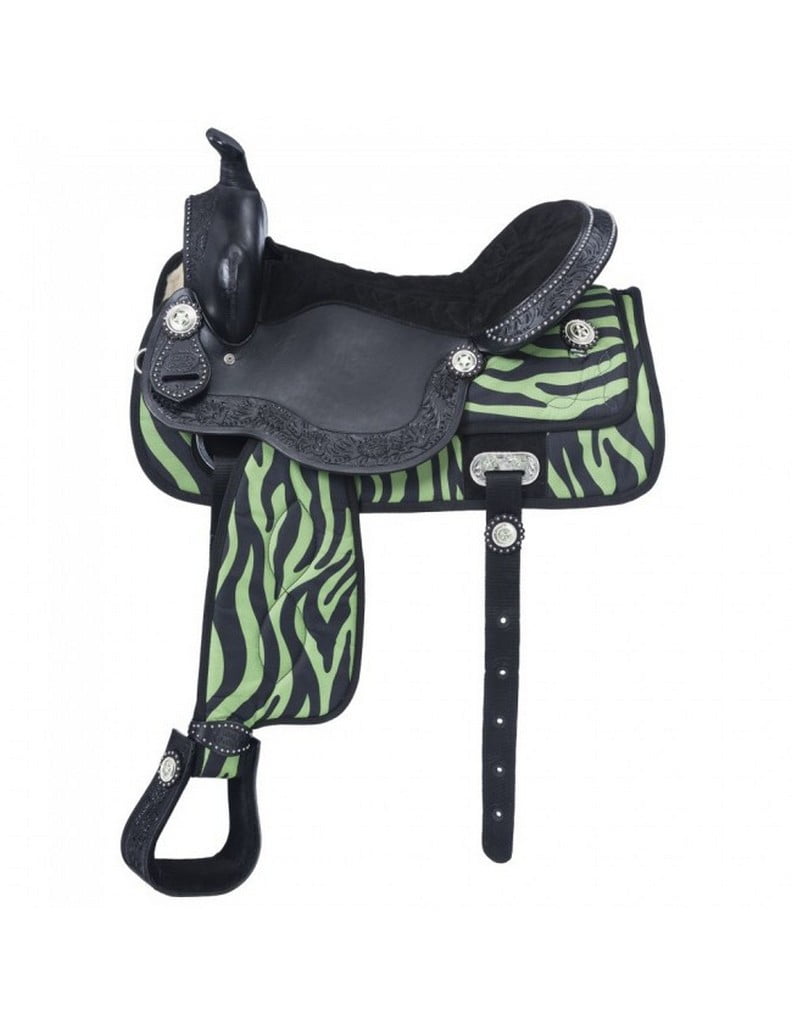 Tough-1 Western Saddle Nylon Lightweight 16" Fun Prints KS1436 ...