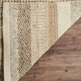 SAFAVIEH Natura Rylan Braided Striped Wool Area Rug, Beige, 3' x 5 ...