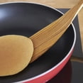 11.5” Left-Handed Compact Wooden Spatula – Angled Teak Turner for Left ...