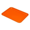 Uxcell 13x10" Orange Plastic Fast Food Tray, Rectangle Serving Tray for ...