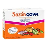 Goya Sazon, Authentic Latino Cuisine Seasoning Packets, Annatto-Free, 2 ...