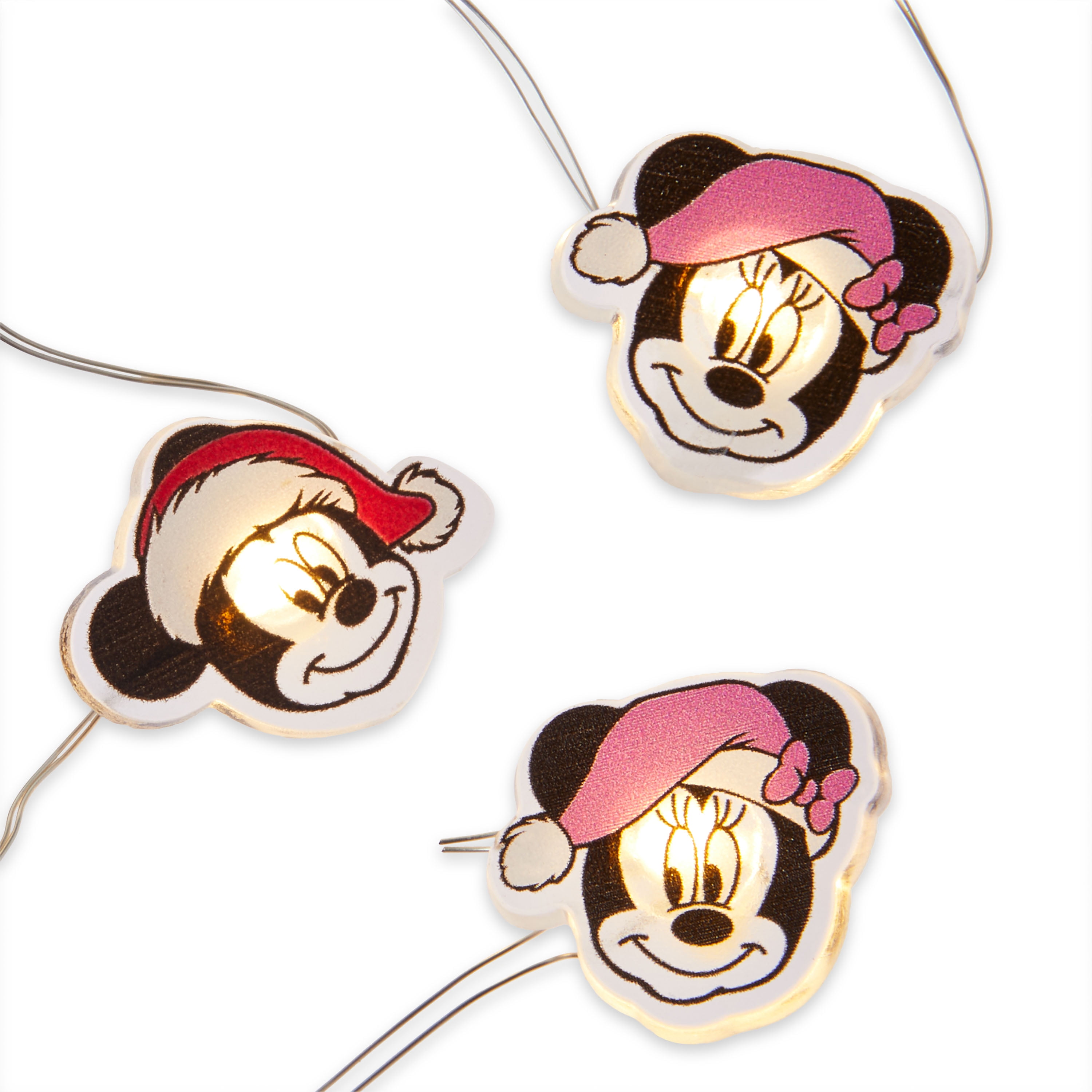 Disney, Minnie Mouse Holiday, 20 Count Mini LED Light String, 7 feet ...