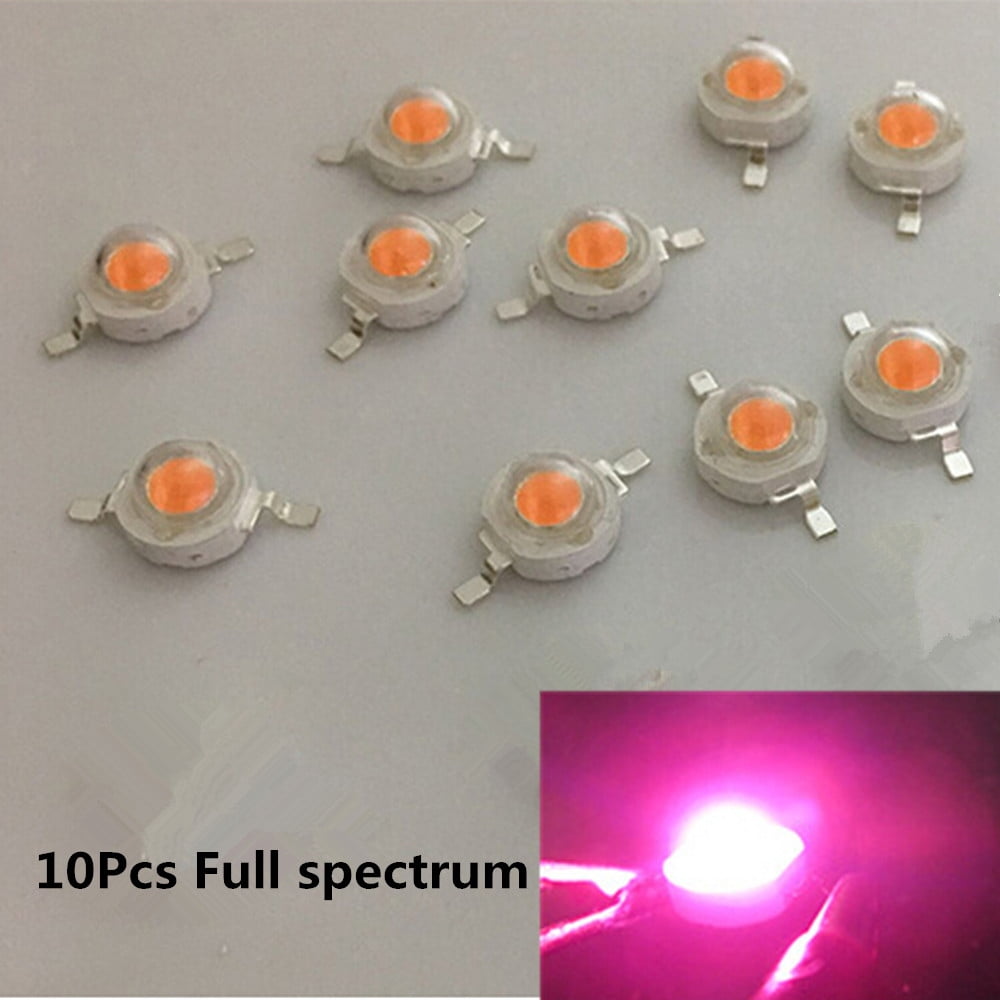 10Pcs/Set 3W LED High Power Super Bright Lamp Beads Night Light for ...