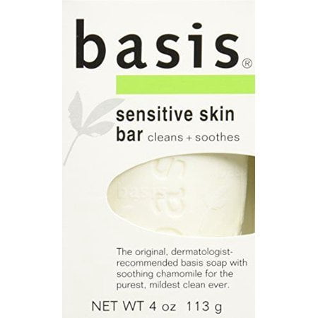 Basis Sensitive Skin Cleansing Bar - 4 oz - Walmart.com - Walmart.com