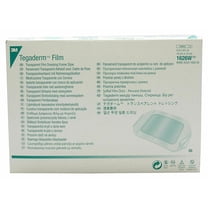 3M Tegaderm Transparent Film Dressing 4in x 4.75in, Water Block, Wound ...