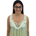 Venice Womens Silky Looking Embroidered Nightgown 06 Xx Large