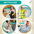 PlasticMill 6 Gallon High Density Clear Garbage Bag,6 MICRON,20x22,100 ...