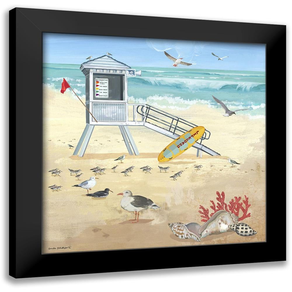 Phillips, Anita 15x15 Black Modern Framed Museum Art Print Titled ...