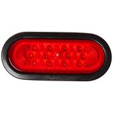 Grote 53122 Stop/Tail/Turn Red Led Oval Kit(53962+92420+67005 ...