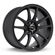 RTX Arsenic 16x7 4x100/114.3 ET40 CB73.1 Black Machined Wheel - Walmart.com