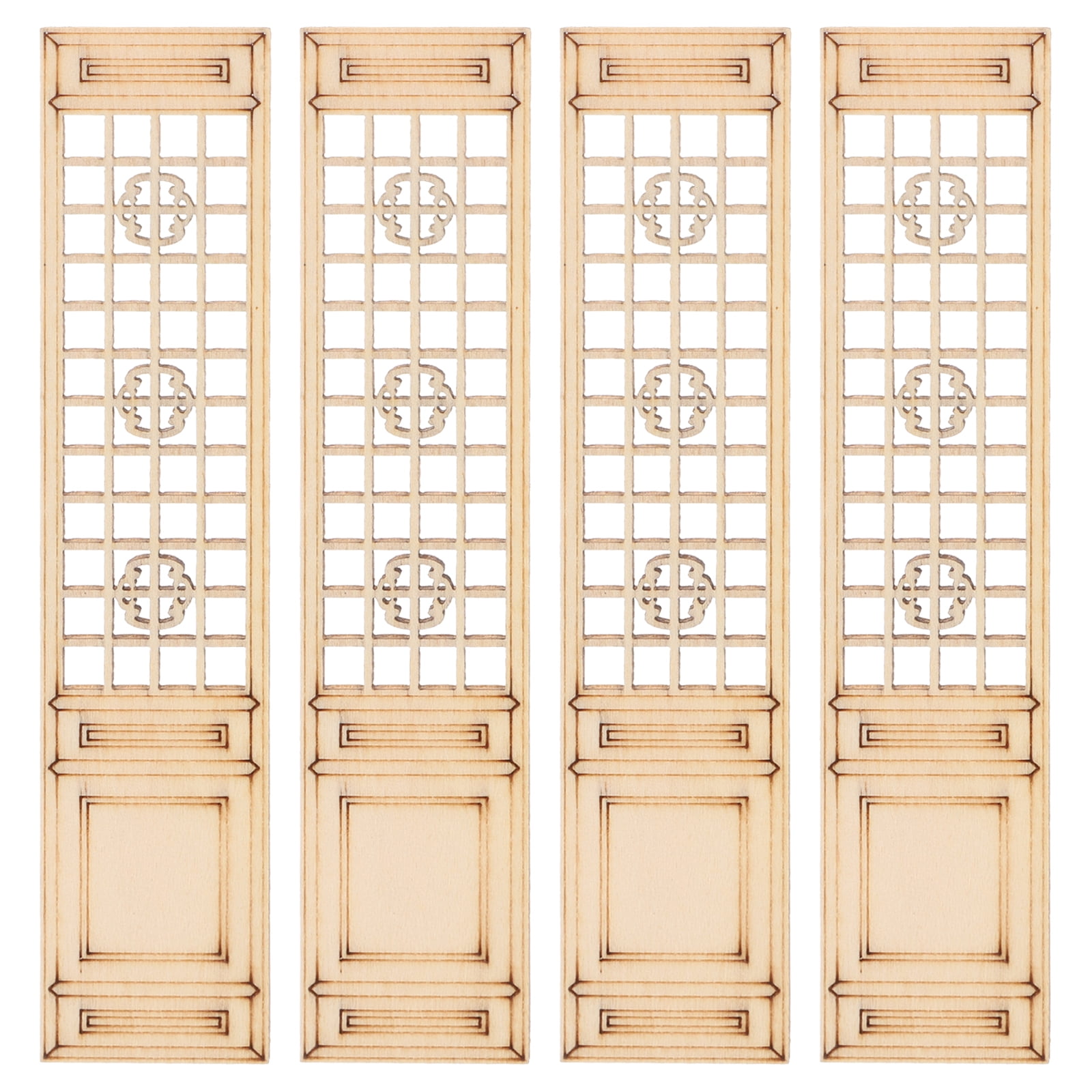 Click here for Kakowely 4pcs Miniature Vintage Wooden Folding Scr... prices