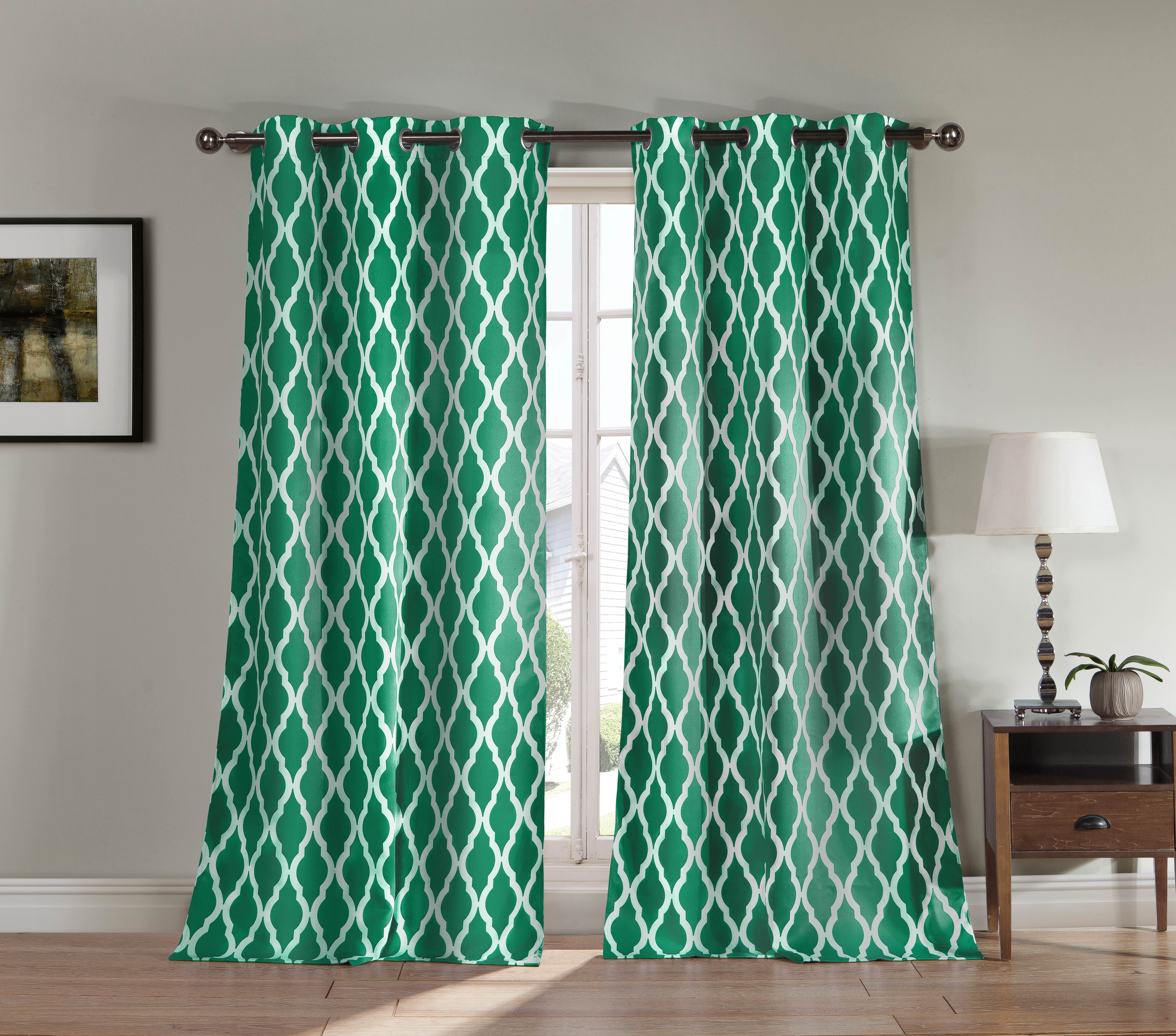 Kittattinny Geometric Blackout Curtain Set - Walmart.com - Walmart.com
