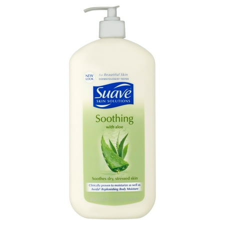 Suave Skin Solutions Soothing with Aloe Body Lotion 32 oz - Walmart.com