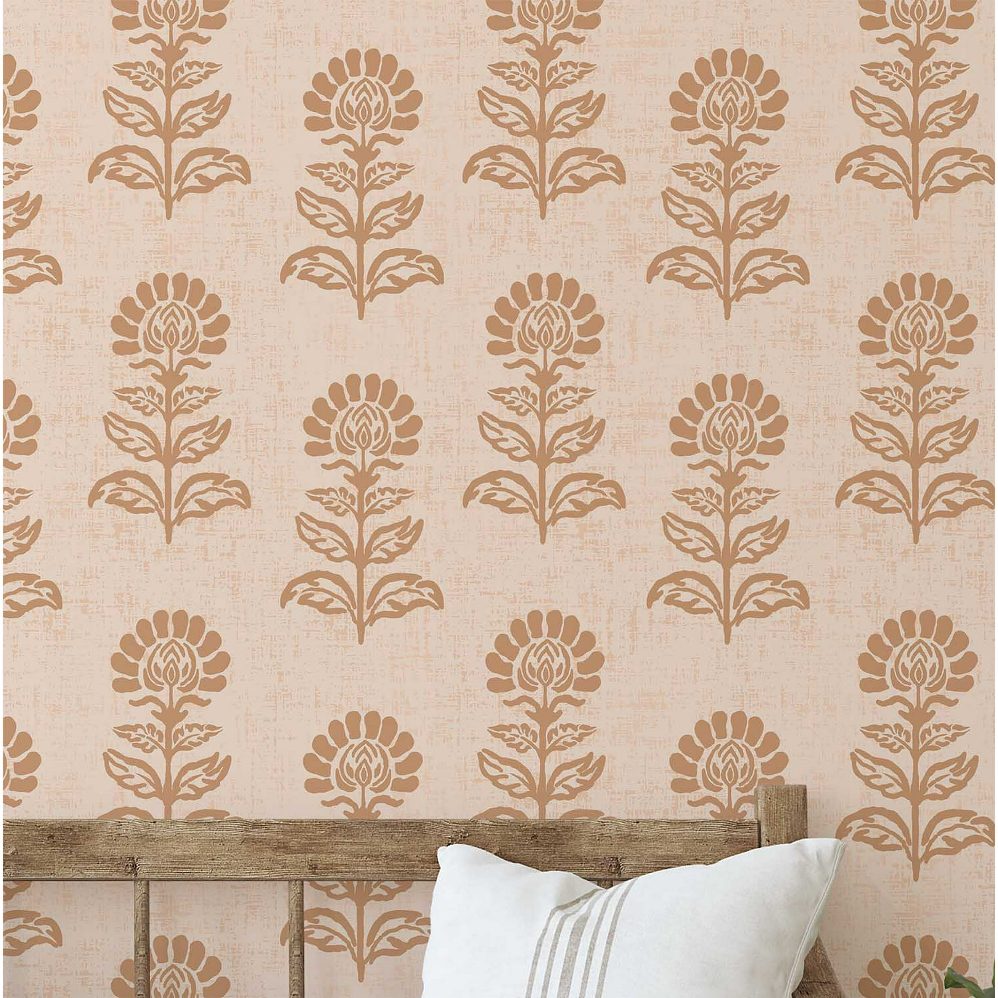 Click here for S4sassy Peel & Stick Vinyl Wallpaper  Ethnic Bloom... prices