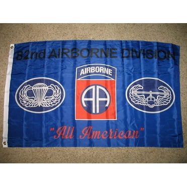 U.S. Army 82nd Airborne Division All American Flag with Grommets 3ft x ...