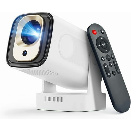 QKK Mini Projector Portable LCD Projector [stand included] Full HD ...